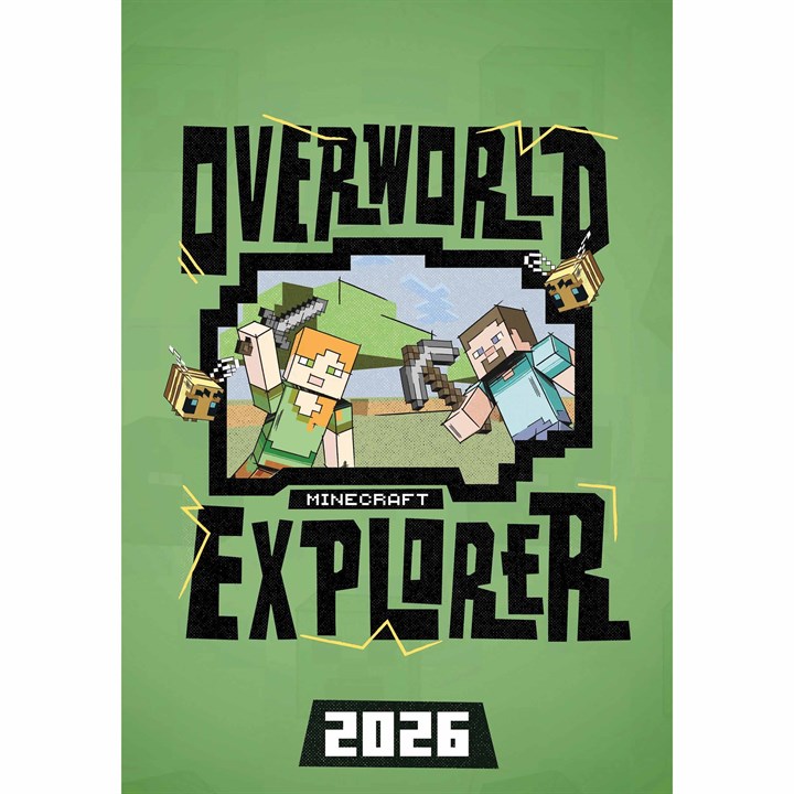 Minecraft Official A5 Diary 2026 – Desk Calendars